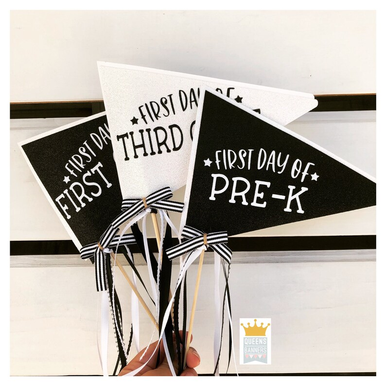 Back to School Flag First Day of School Flag Back to School - Etsy