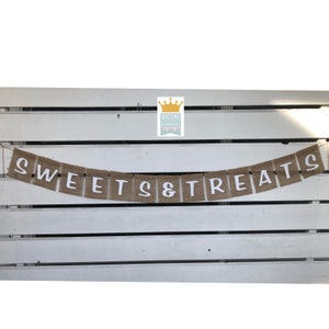 Sweets & Treats Banner, Sweets Banner, Sweets Table Banner, Sweets ...