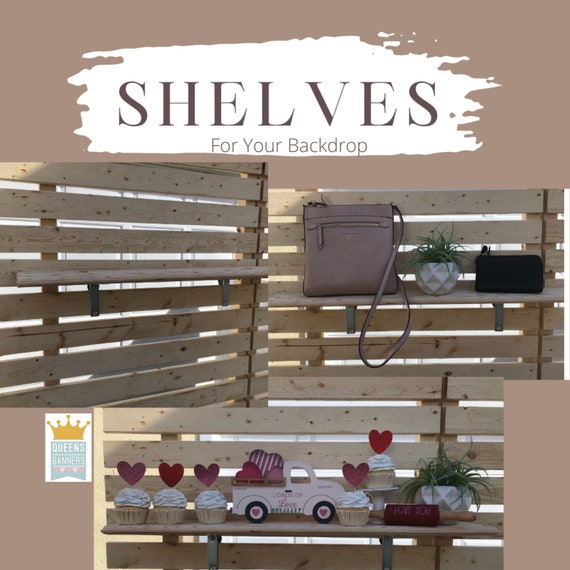 Wood Shelves Shelving Retail Shelves Backdrop Table Top - Etsy