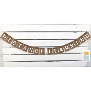 Distance Learning Banner, Distance Learning Sign, Distance Learning ...