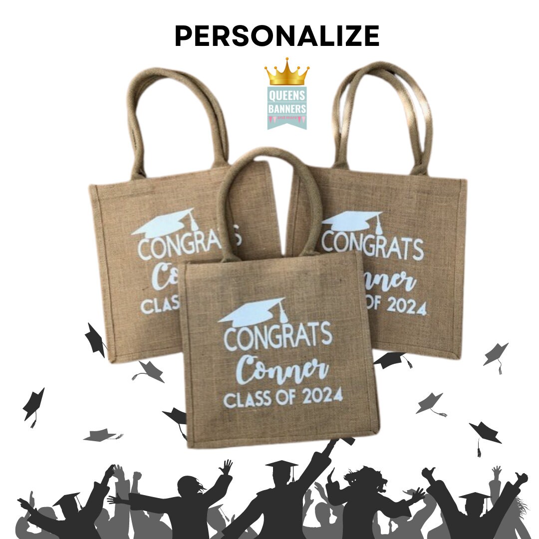 Graduation Tote, Class of 2025 Gift, Personalized Graduation Gift ...