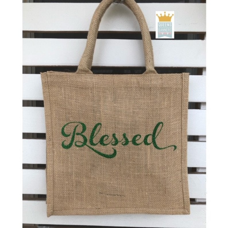 Blessed Tote Bag Blessed Tote Blessed Bag Bible Bag Bible | Etsy