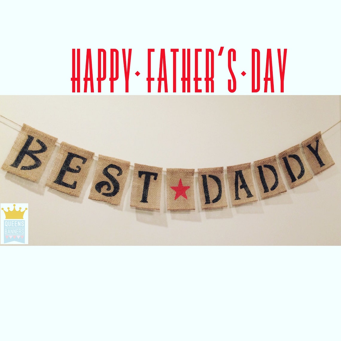 Father's Day Banner Best Dad Banner Fathers Day - Etsy