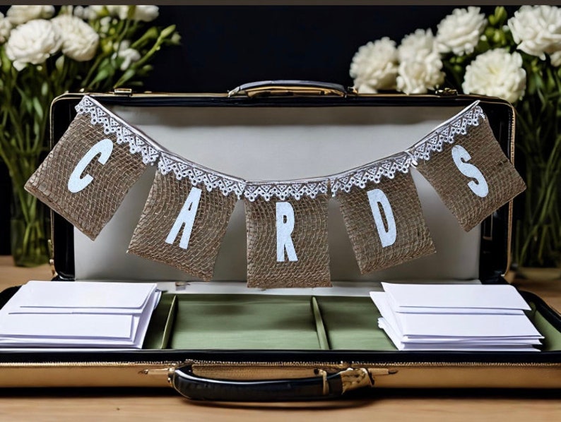 Cards Banner, Mini Cards Banner, Graduation Banner, Cards Lace Banner ...