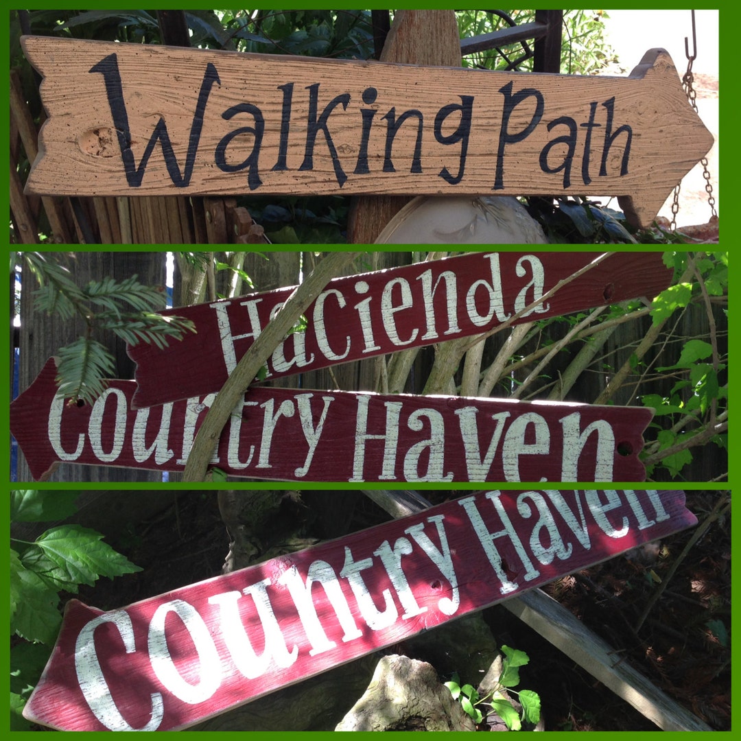 Weathered Signs, Directional Signs, Beach Signs, Wedding Signs, Lake ...