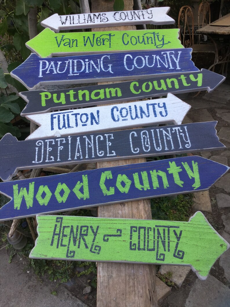 Outdoor Rustic Directional Signs Beach Directional Signs | Etsy