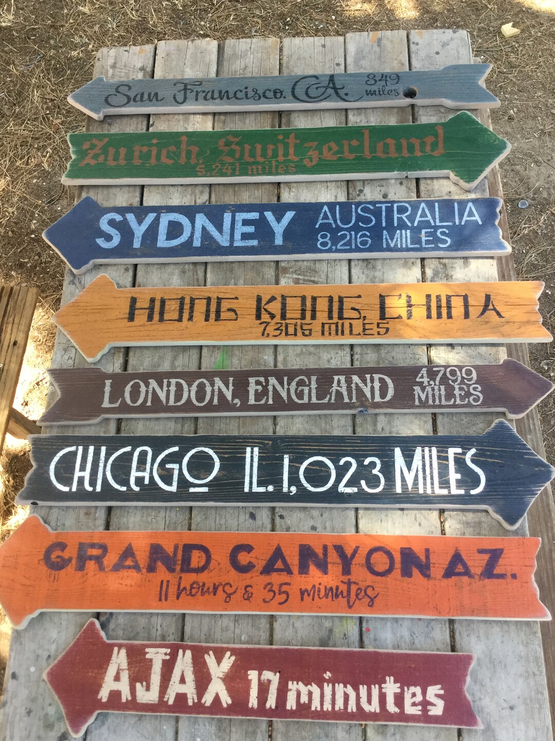 Directional Signs, Beach Directional Signs, Garden Signs, Outdoor Signs ...