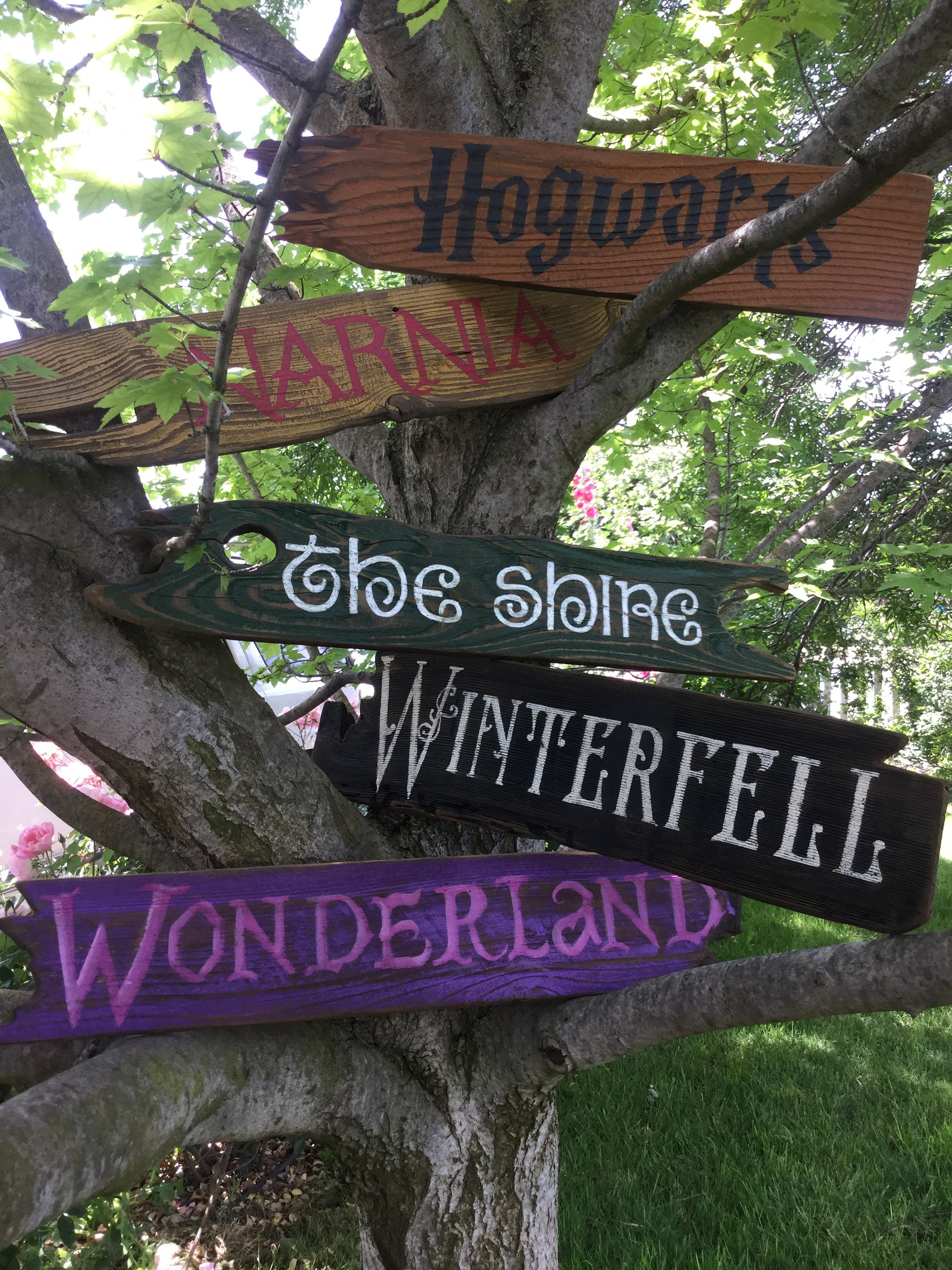 Storybook Signs Nursery Signs Wonderland Sign Hogwarts | Etsy