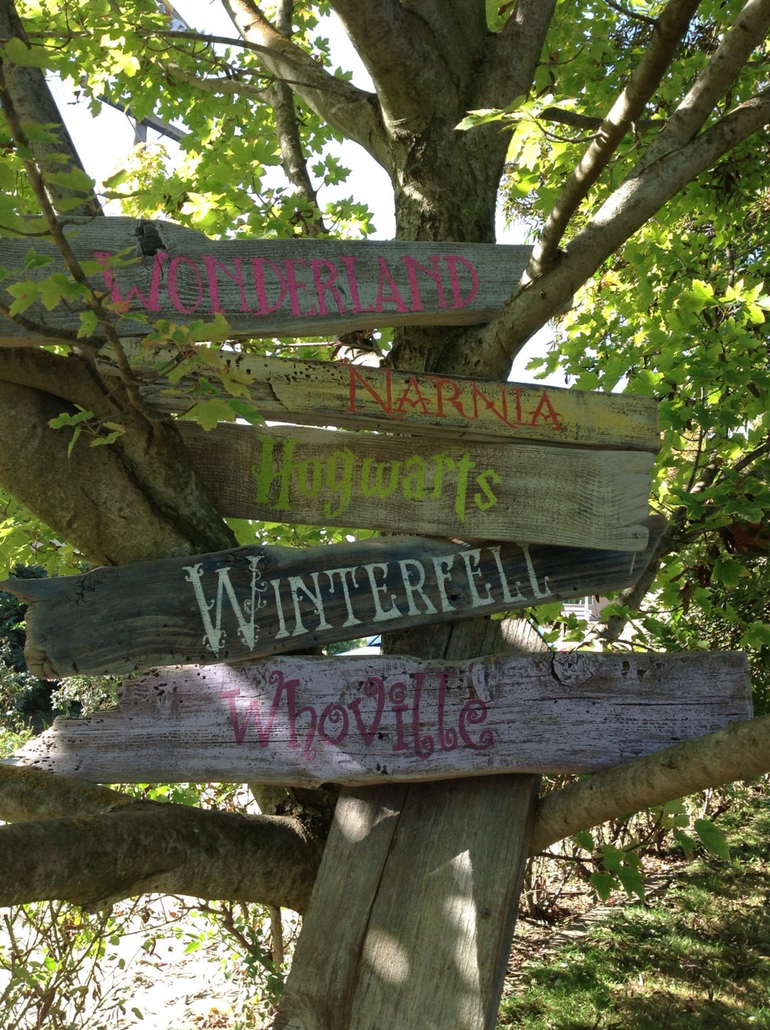 Storybook Signs, Nursery Signs, Wonderland Sign, Hogwarts Sign ...