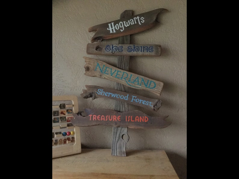 Storybook Signs, Nursery Signs, Book Nook Signs, Hogwarts, Sherwood ...