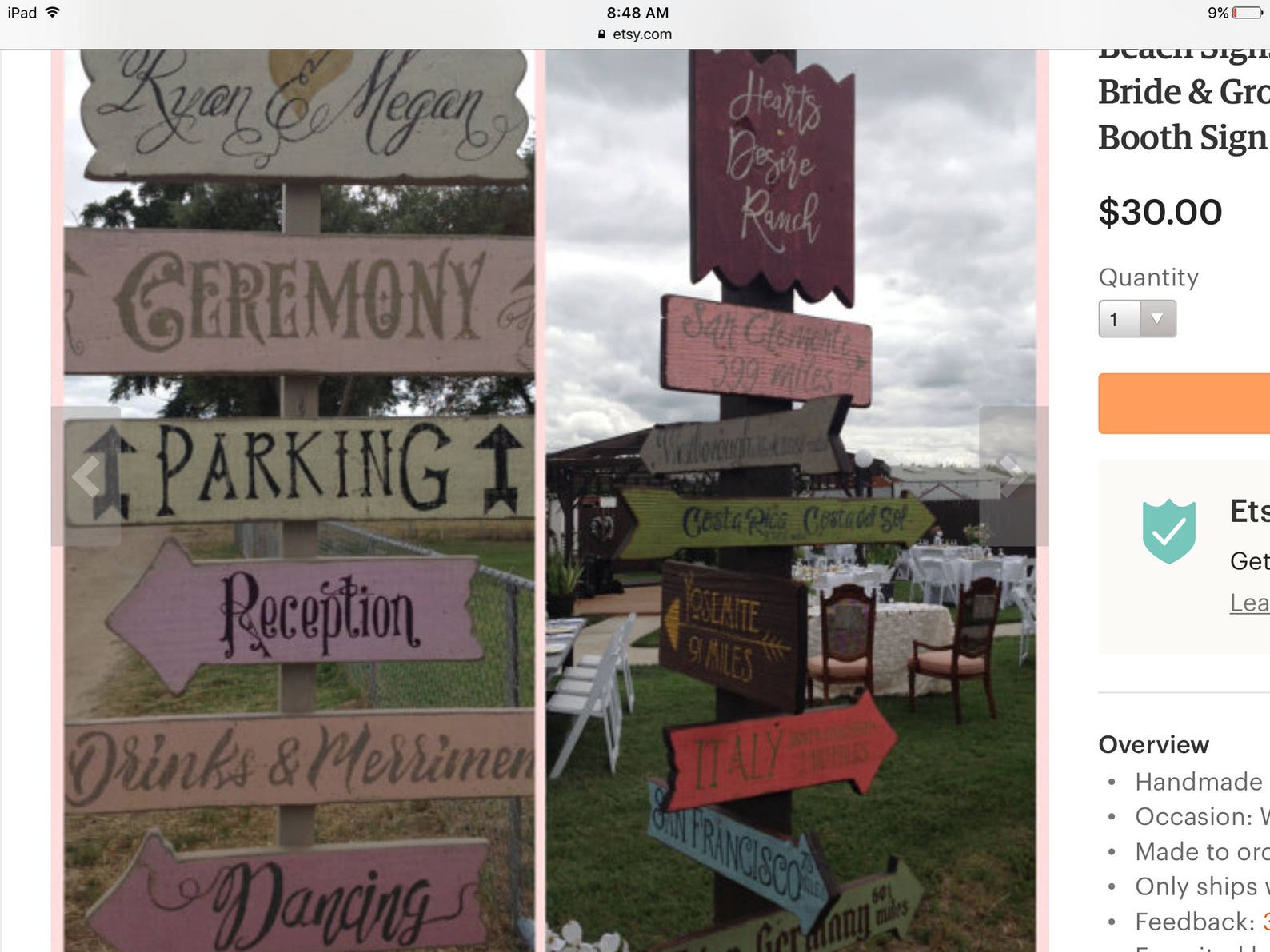 Wedding Sign Wedding Directional Sign Rustic Wedding Sign | Etsy