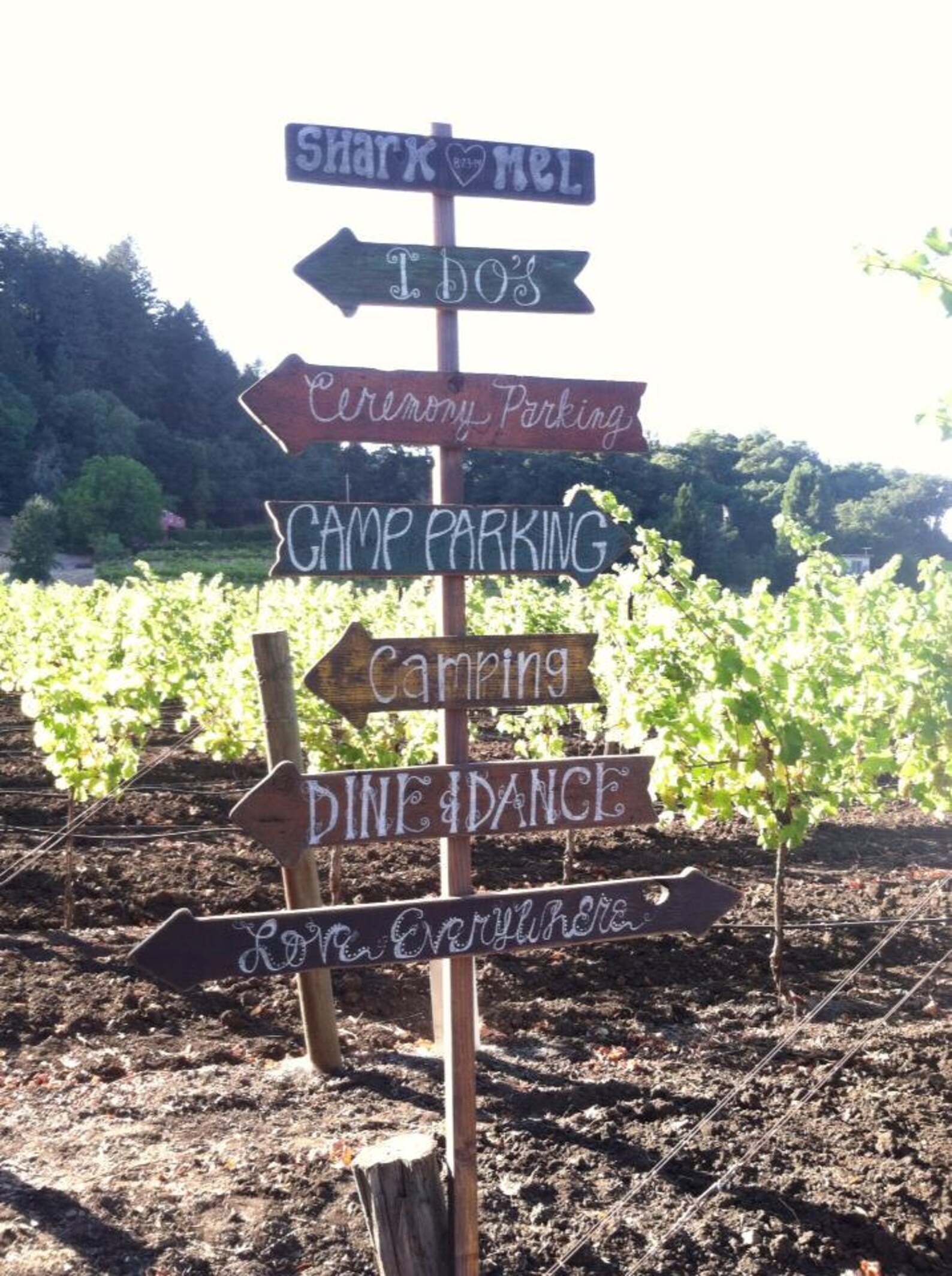 Wedding Sign Wedding Directional Sign Rustic Wedding Sign - Etsy