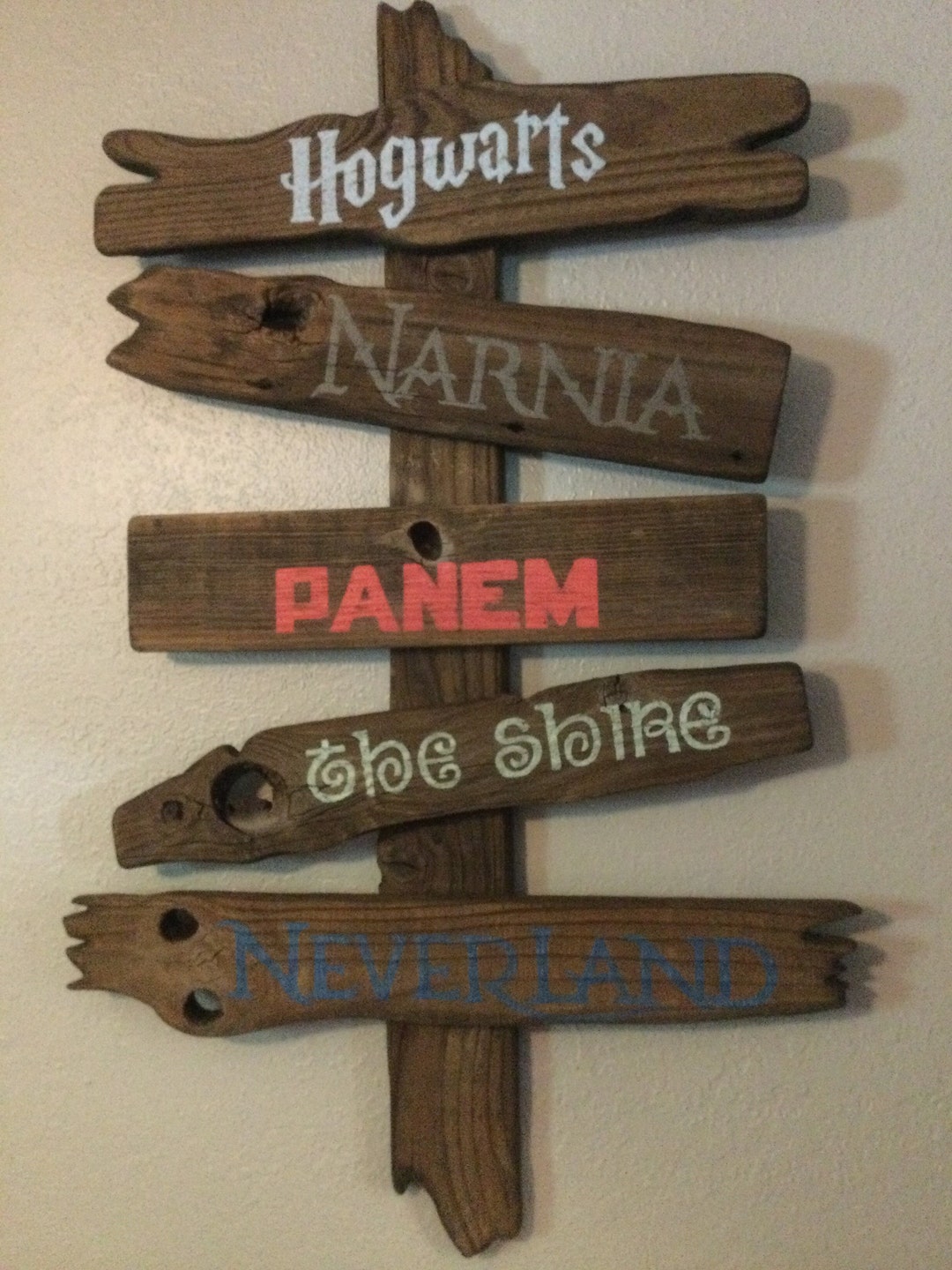 Storybook Signs, Nursery Signs, Book Nook Signs, Hogwarts, Sherwood ...
