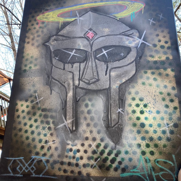 Mf Doom Painting - Etsy