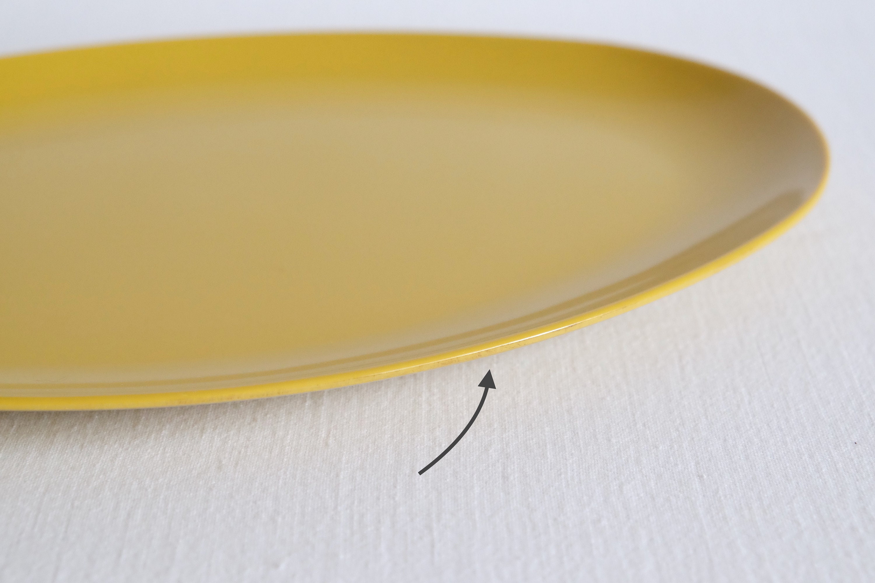 1960s Allied Chemical Mustard Yellow Melamine Serving Platter - Etsy