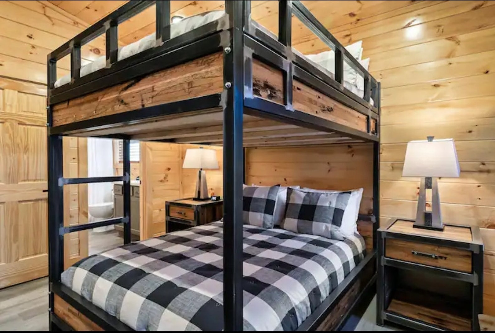 Rustic Welded Steel Night Stand, Vintage Industrial Nightstand, Custom ...