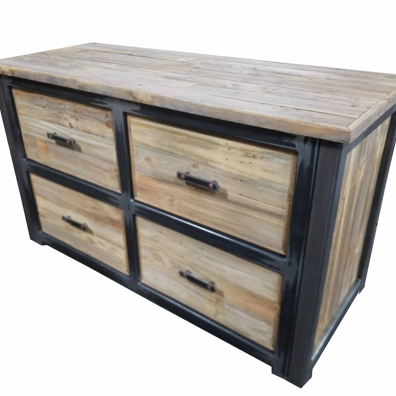 Wooden File Cabinet - Etsy