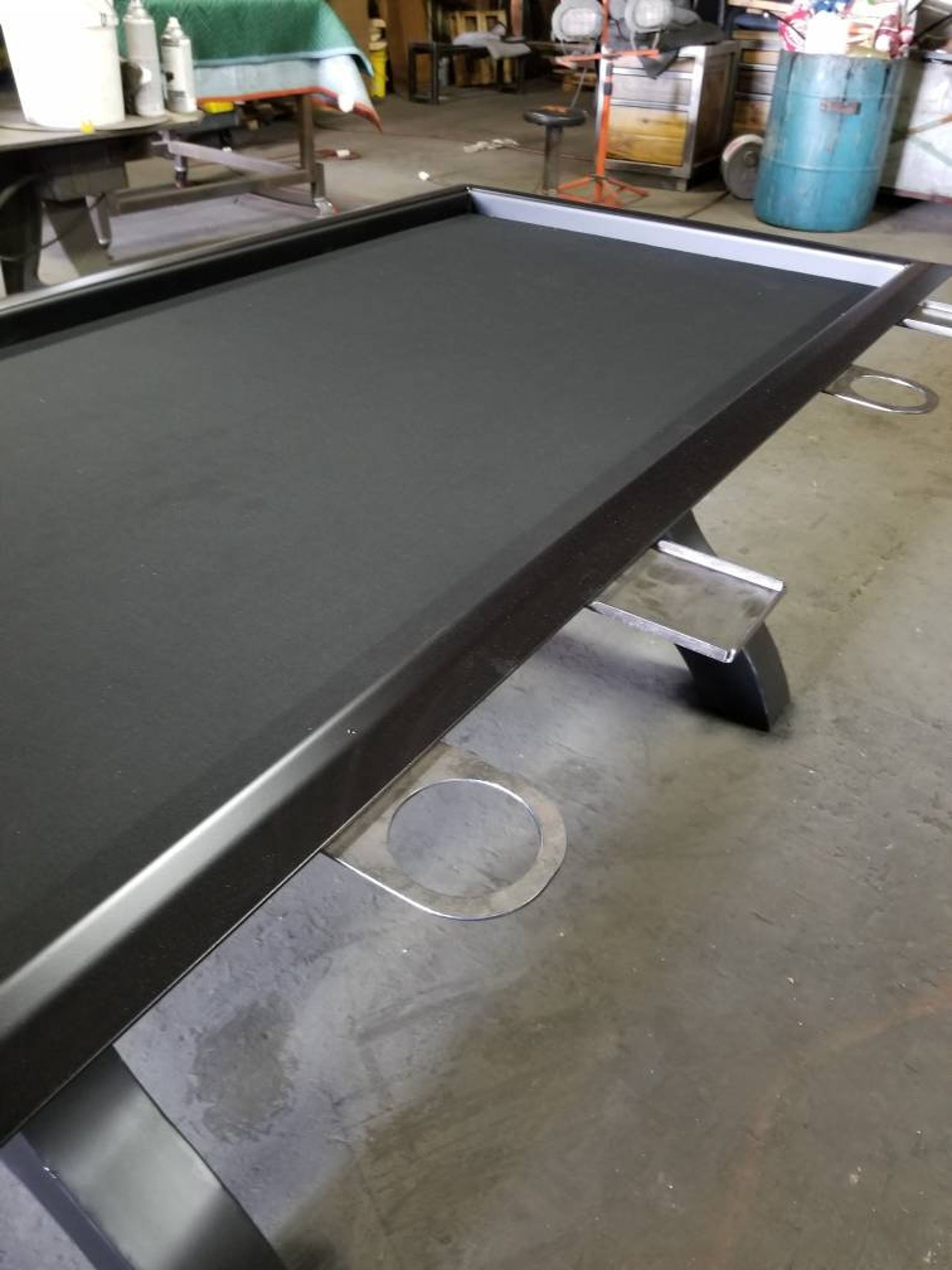 Industrial Steel and Reclaimed Cargo Wood Gaming Table - Etsy