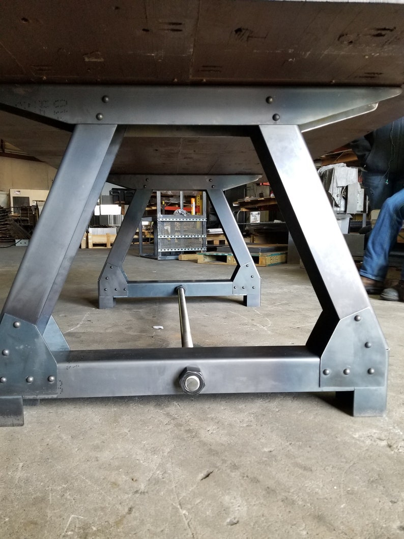 TB 12009 Industrial Steel Table Bases / Reclaimed Furniture / Jumanji ...