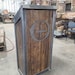 Industrial Steel Hostess Station, Rustic Reclaimed Wood Pulpit, Custom ...