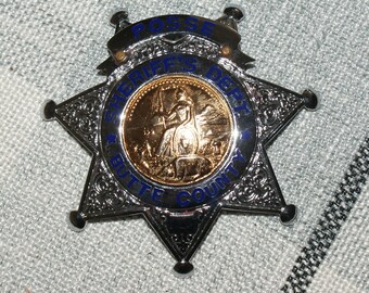 Sheriff Posse Badge - Etsy
