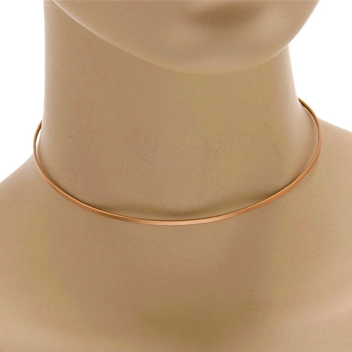 Rose Gold Neck Cuff Gold Choker Choker Necklace Gold Neck - Etsy