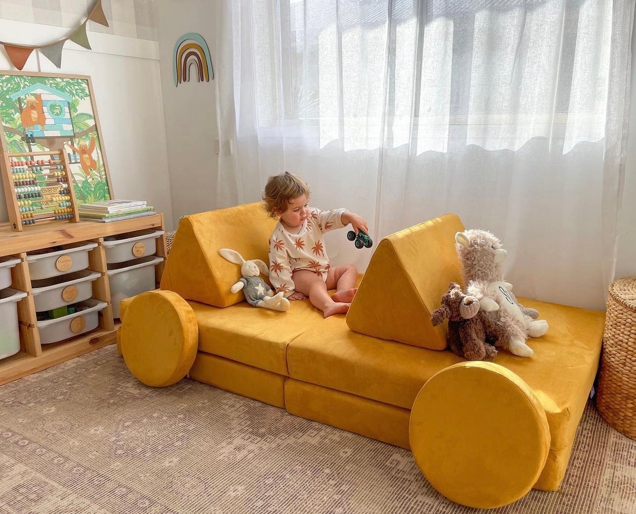 Safari Jungle Art Print for NURSERY + KIDS ROOM | Jungle Animal Poster ...