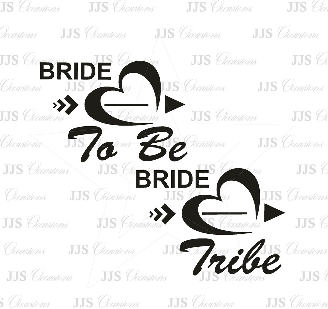 Bride Tribe Bride to Be Graphics PNG Digital Download Design Hen Party ...
