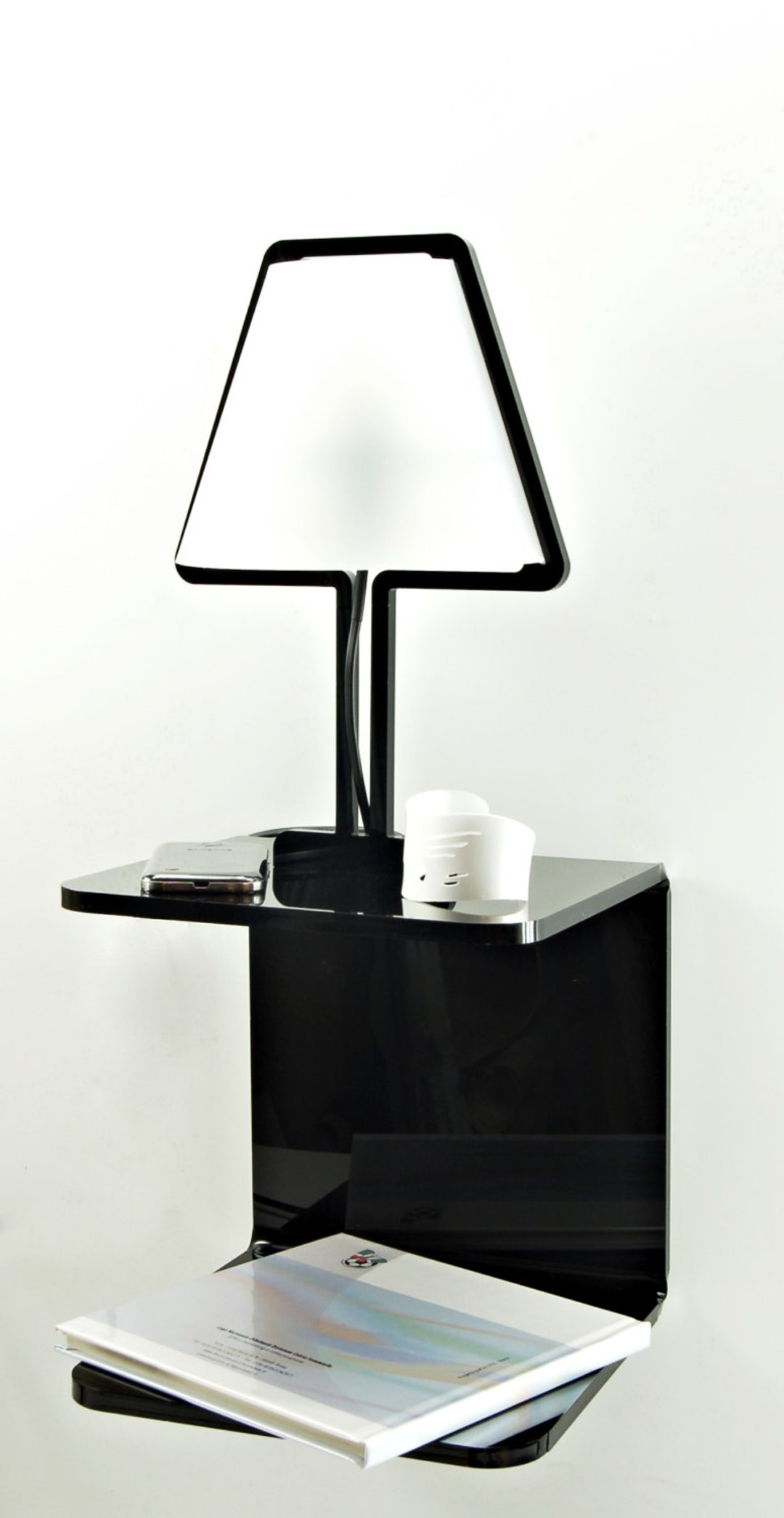 Bedside Shelf-lamp // SOB // Lampbed-shelf // Acrylic Lamp // Handmade ...