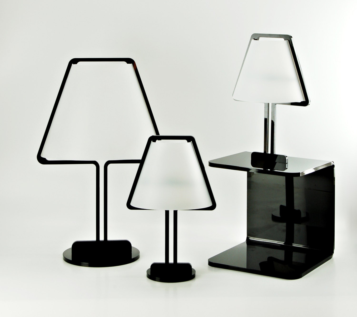 Bedside Shelf-lamp // SOB // Lampbed-shelf // Acrylic Lamp // Handmade ...