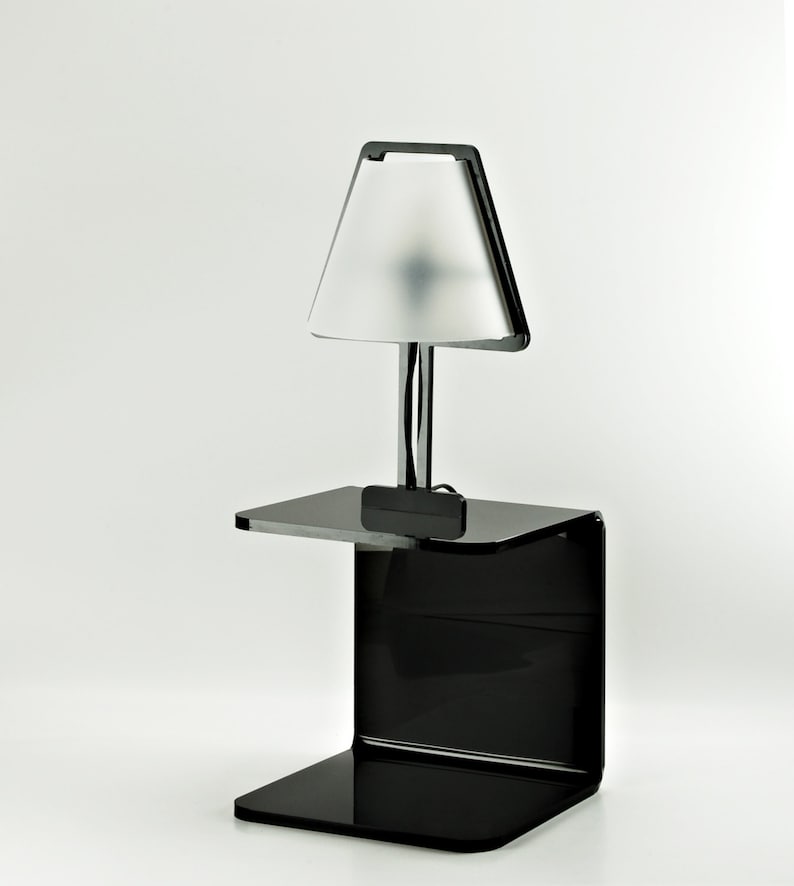 Bedside Shelf-lamp // SOB // Lampbed-shelf // Acrylic Lamp // Handmade ...