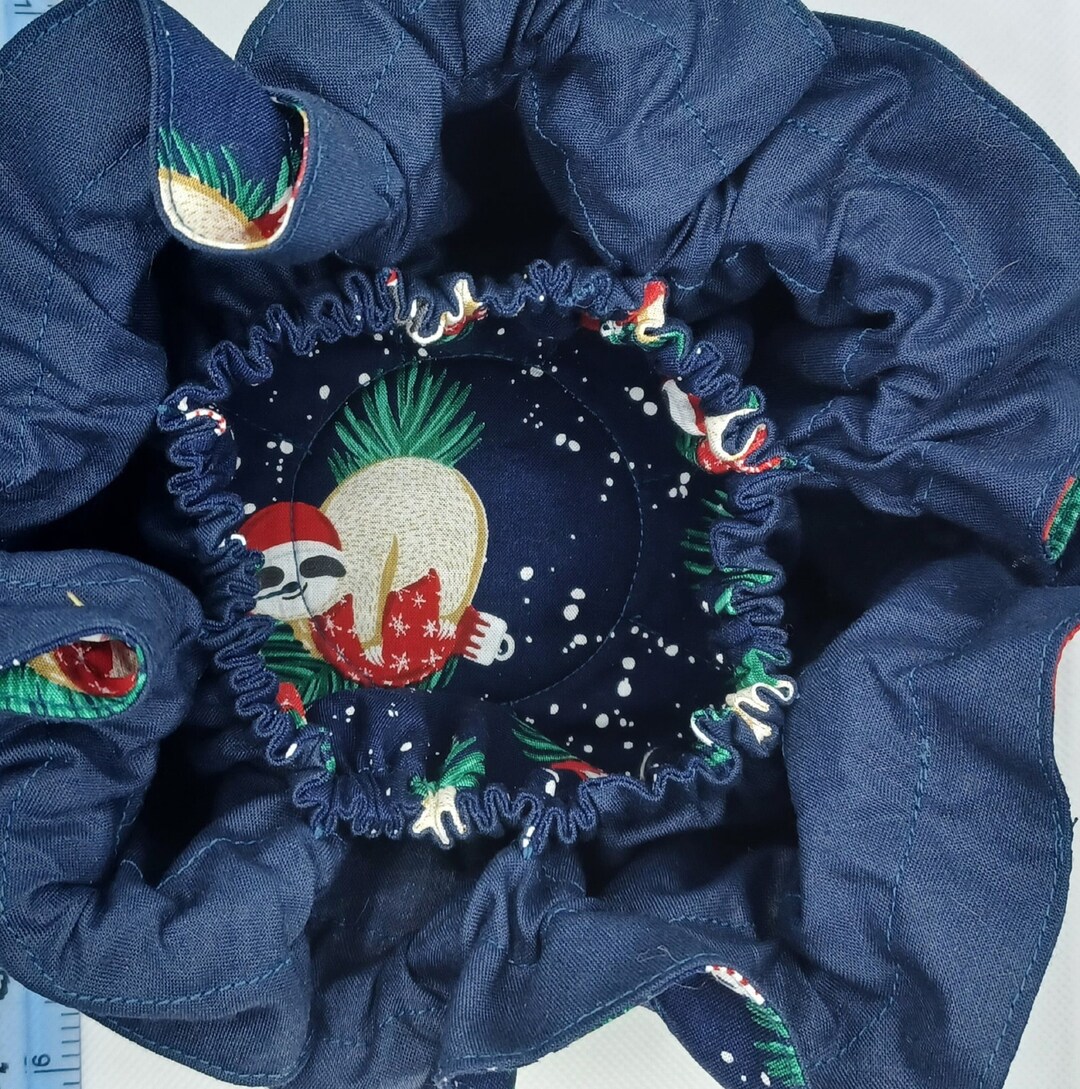 Christmas Sloth Dice Bag Large Holds 12 or More Sets Dice Gremlin Gift ...