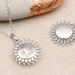 Personalised Silver Sun Locket Photo Necklace | Etsy