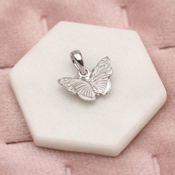 Tiny Butterfly Charm - Etsy