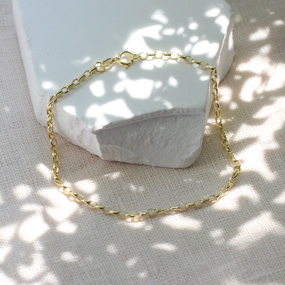 Gold and diamond belcher bracelet store