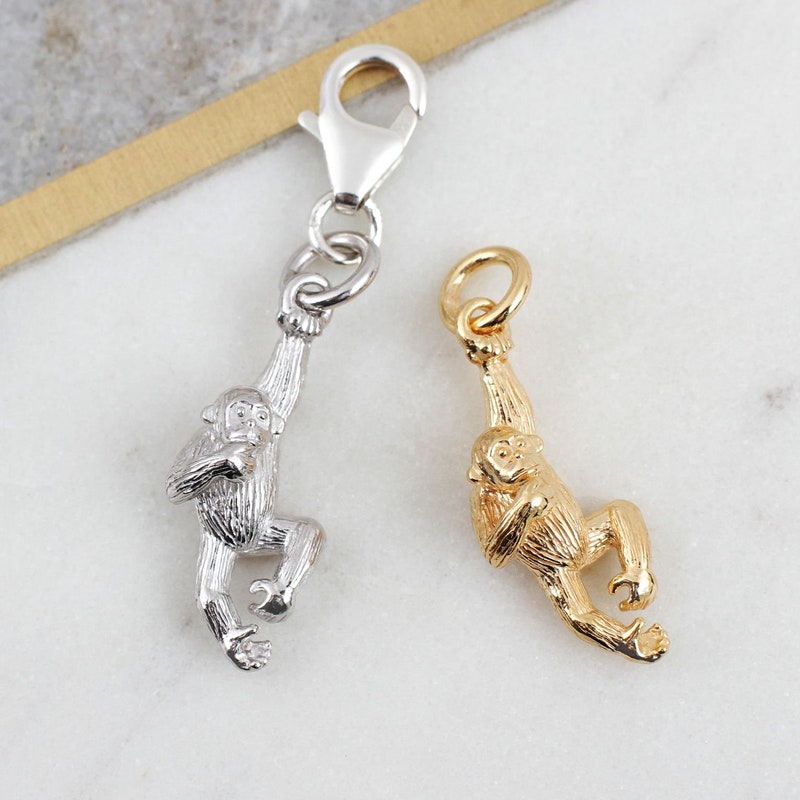 Monkey Charm - Etsy UK