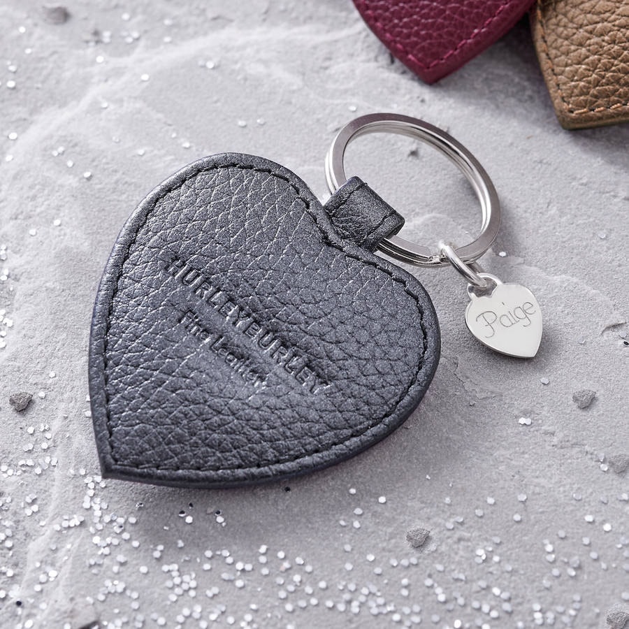 Personalised Leather & Silver St Christopher Keyring - Etsy