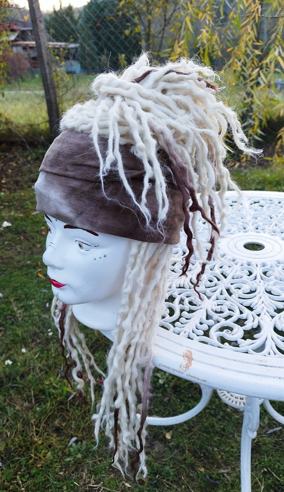 White Dreadlock Wig