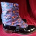 Spats Bat Print Steampunk Shoe Covers 1920s Gangster - Etsy