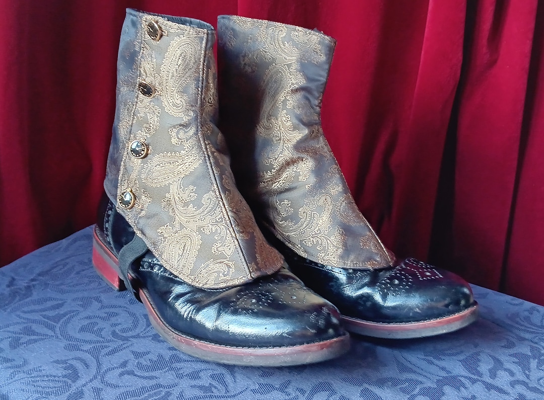 Spats Steampunk Shoe Covers 1920s Gangster - Etsy