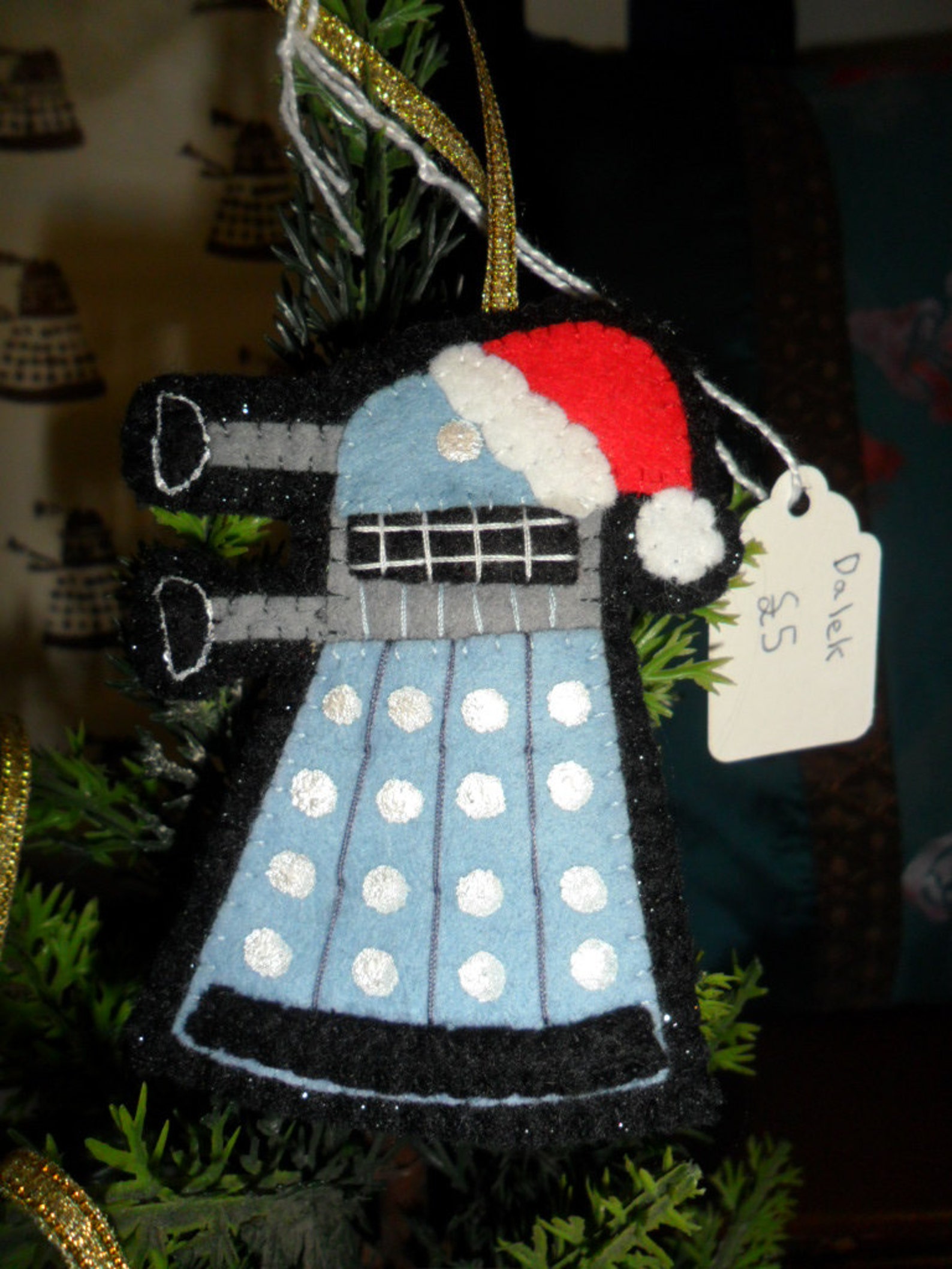 Doctor Who Dalek Christmas Tree Decoration - Etsy