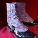 Spats Bat Print Steampunk Shoe Covers 1920s Gangster - Etsy