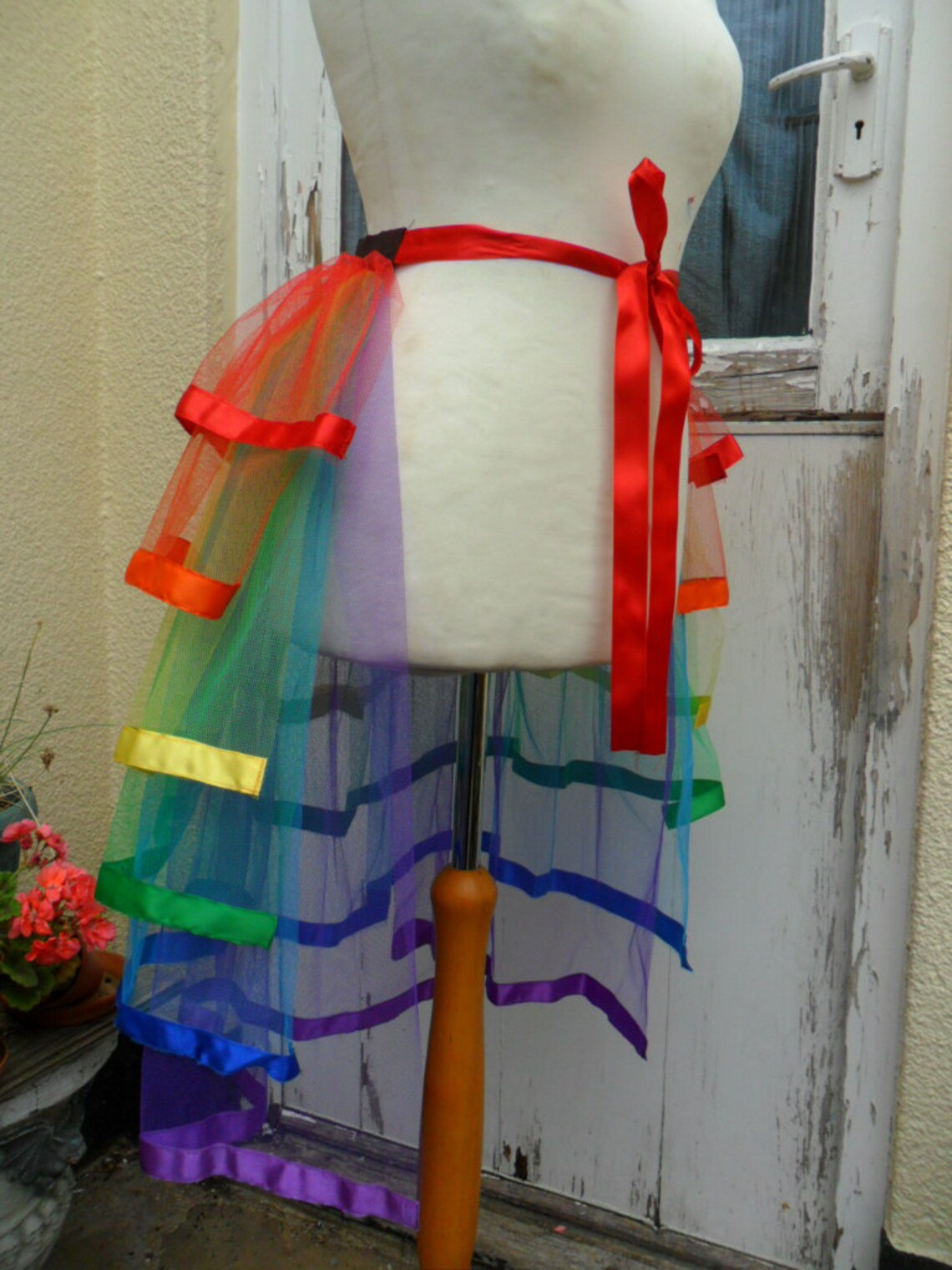 LGBTQ Rainbow Burlesque Net Bustle - Etsy