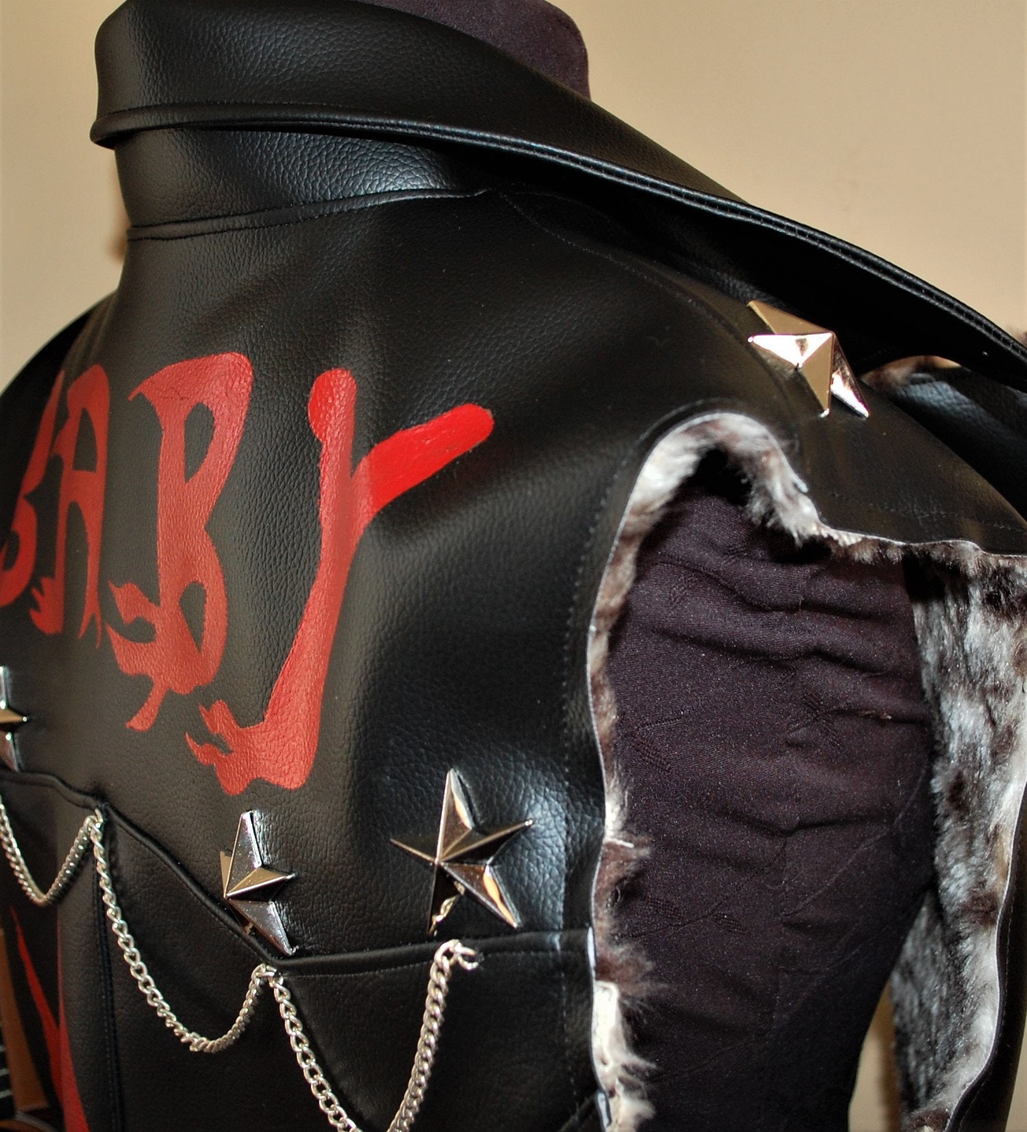 Rocky Horror Picture Show Eddie Leather Jacket Vest - Etsy