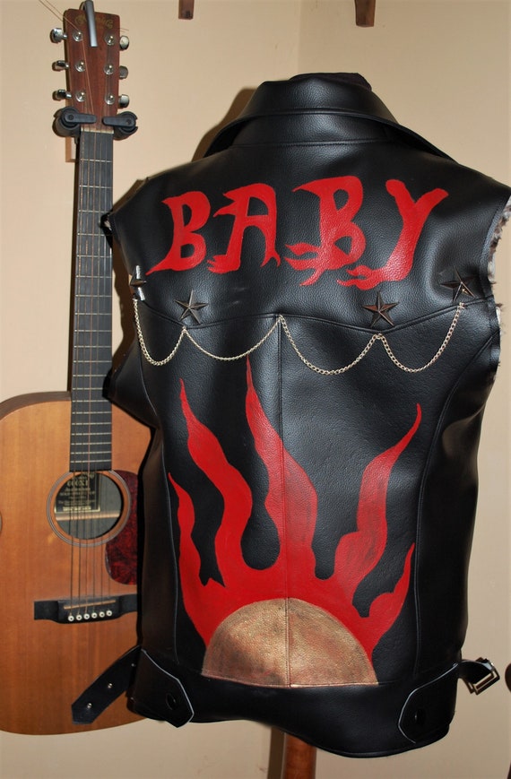 Rocky Horror Picture Show Eddie Leather Jacket Vest - Etsy Canada