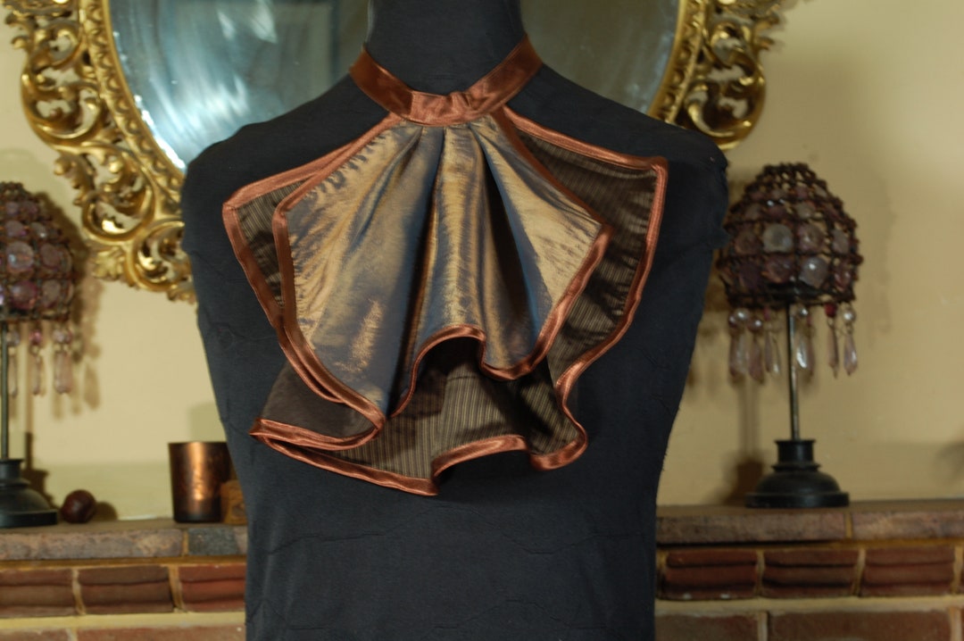 Jabot Neck Ruffle Gothic Neckwear - Etsy