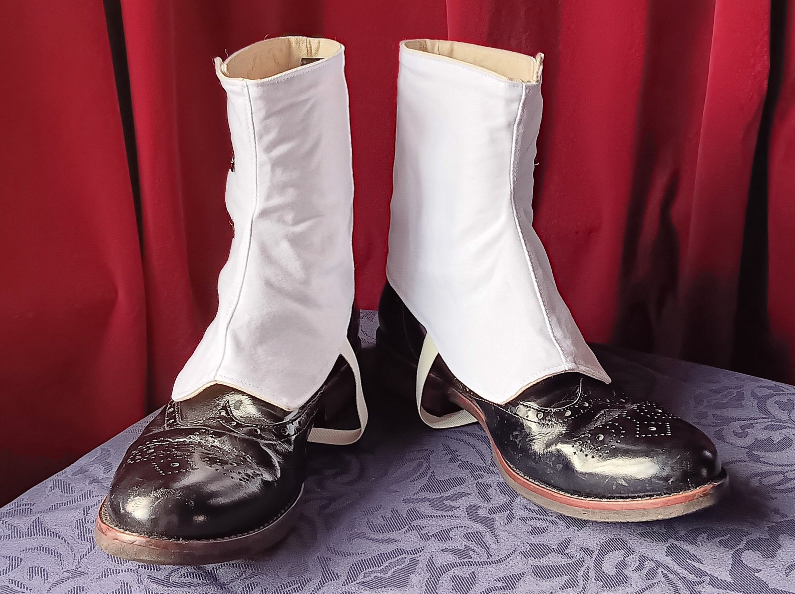 Spats Steampunk Shoe Covers 1920s Gangster - Etsy