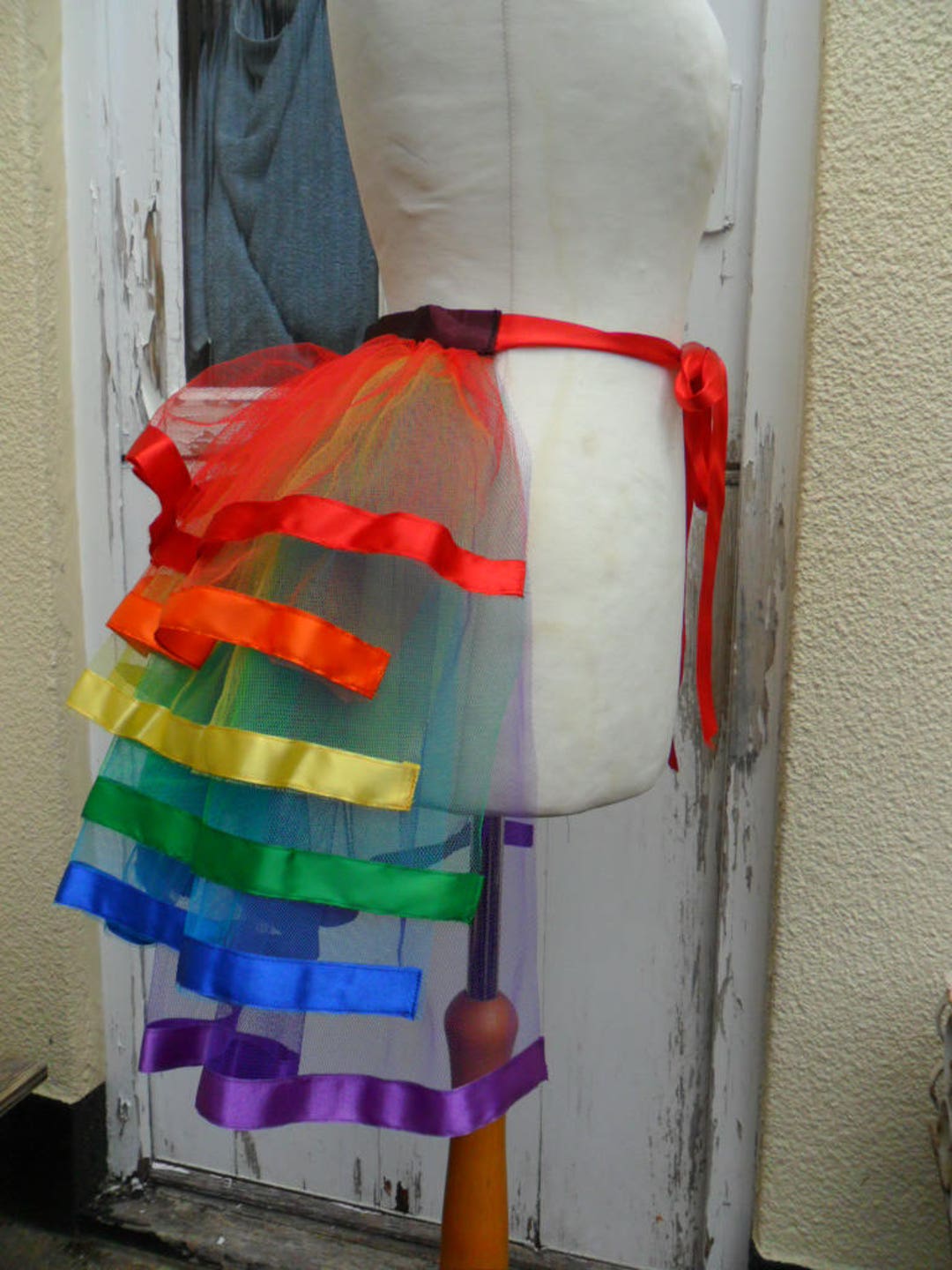 LGBTQ Rainbow Burlesque Net Bustle - Etsy