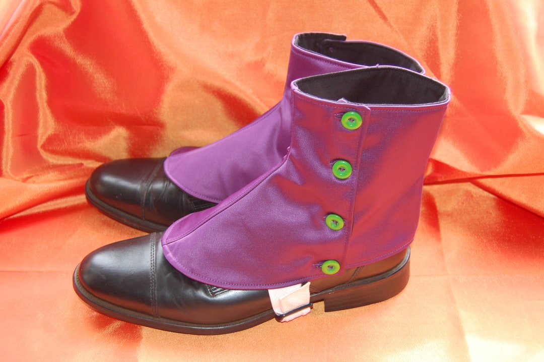 Joker Spats Cosplay Costume, Purple Spats - Etsy