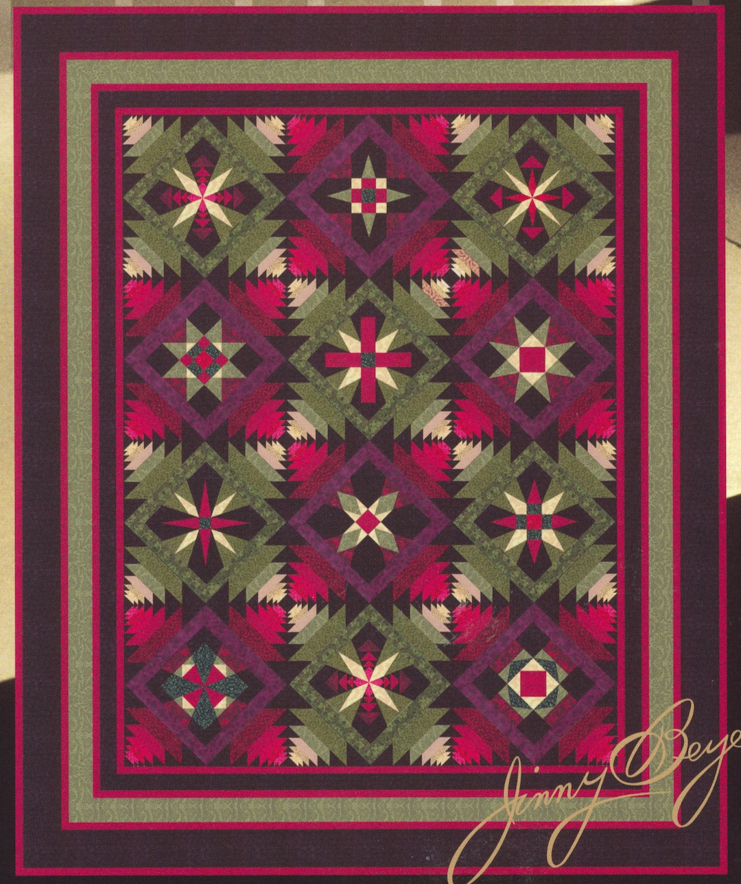 Mirage by Jinny Beyer 13 Quilt Blocks Complete Set Twelve Month Pattern ...